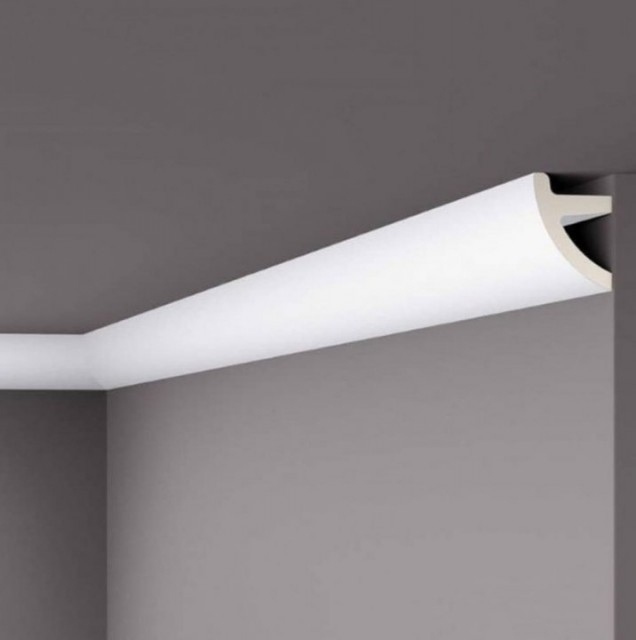 Cornisa tavan iluminat, IL1, polimer dur, 70x50x2000mm | Parchet ...