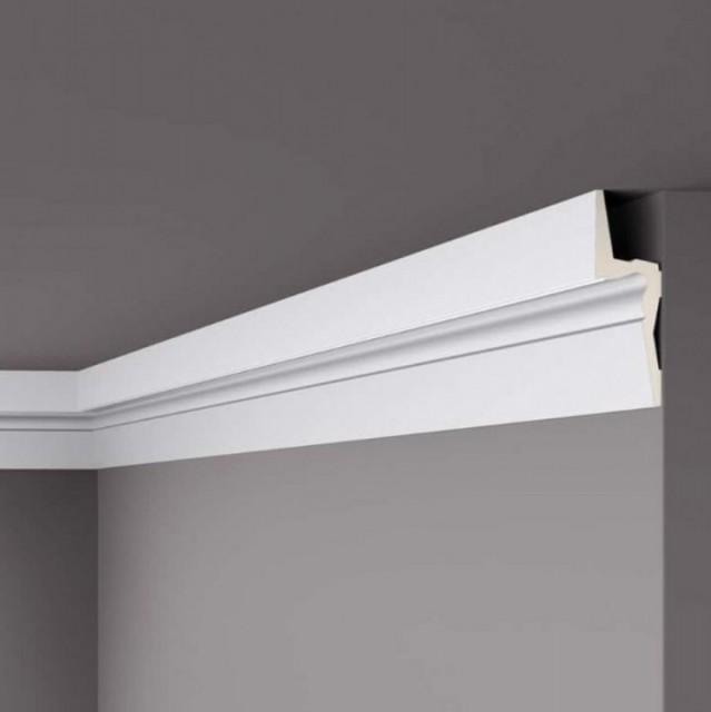 Cornisa tavan iluminat, IL9, polimer dur, 150x50x2000mm | Parchet ...